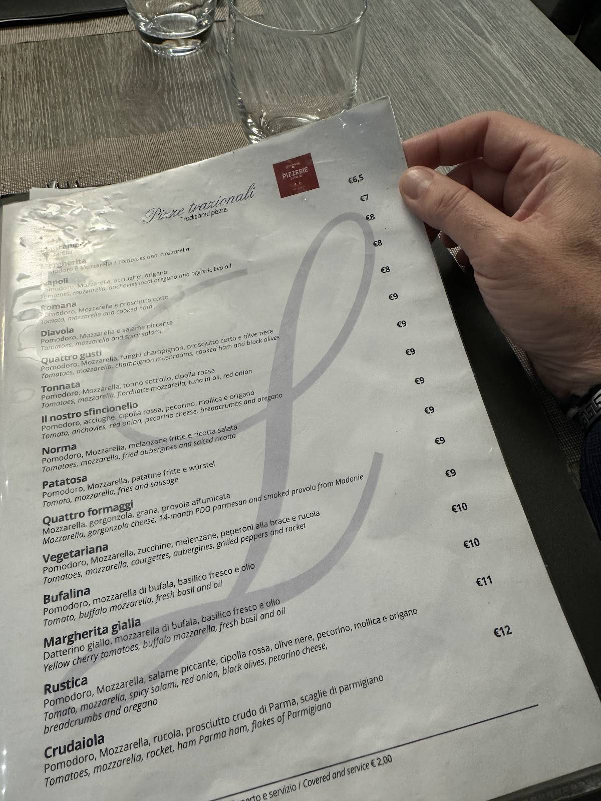 Menu da Magna Roma ristorante, Cefalù, Via Giuseppe Vazzana