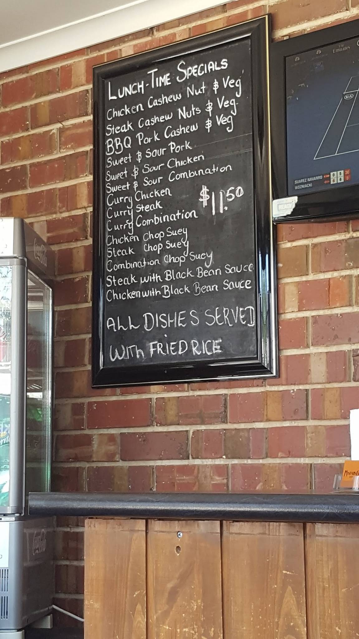 Menu at Mandarin Coin Restaurant, Ridgehaven, North East Road