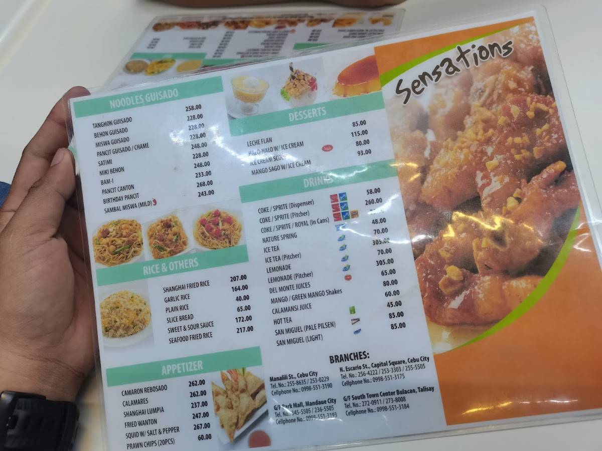 Menu at Manila Foodshoppe - Manalili St. restaurant, Cebu City, Manalili St