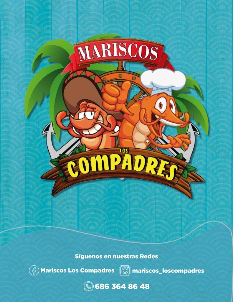 Menu at Mariscos Los Compadres restaurant, Mexicali, Av Pdte Gómez ...