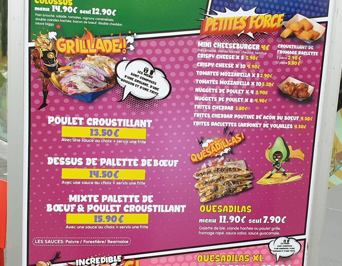 Menu at Marvelous Burger & Hot Dog restaurant, Moulins-lès-Metz