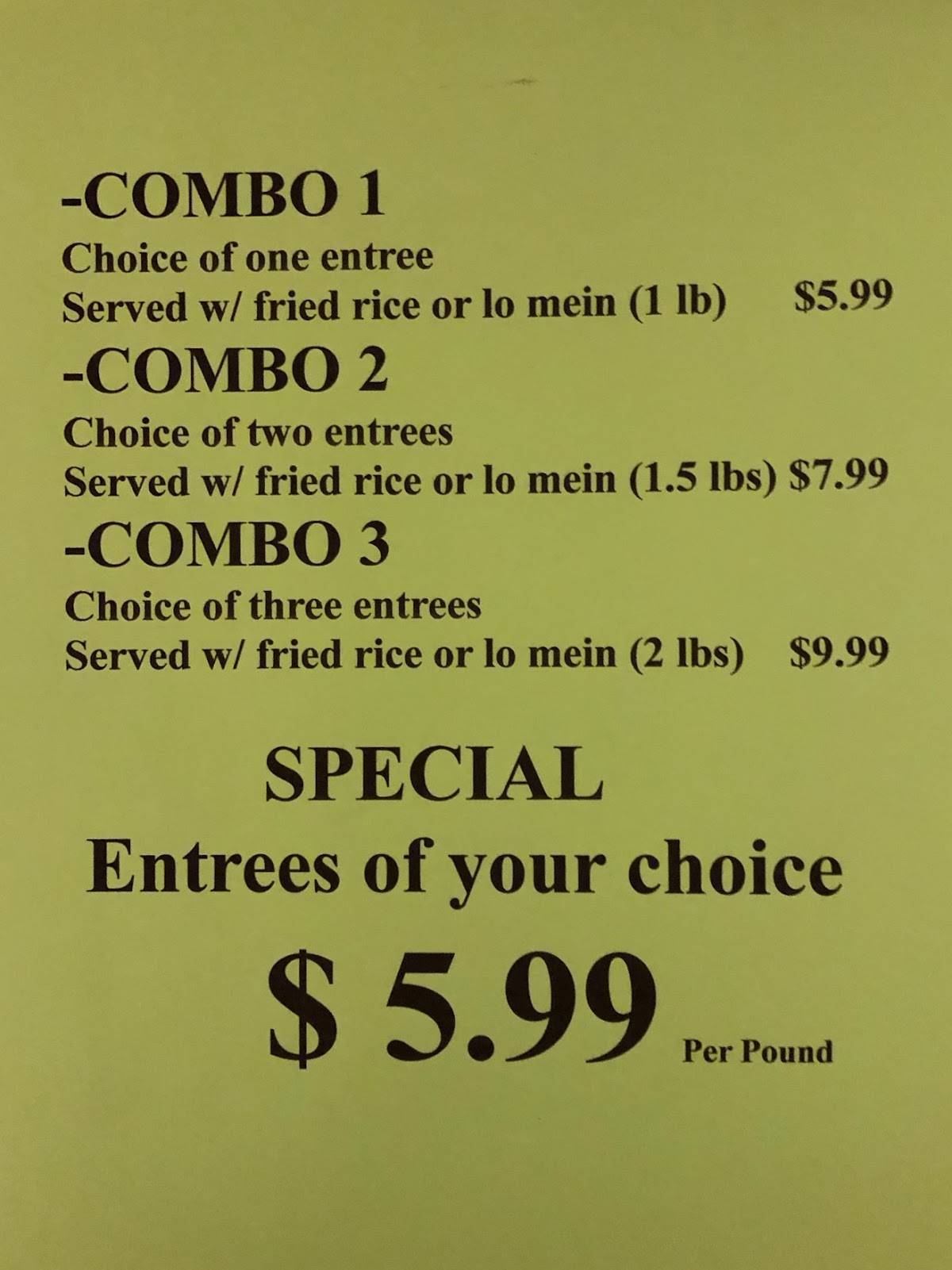 Menu at Max Orient Cafe, Duluth