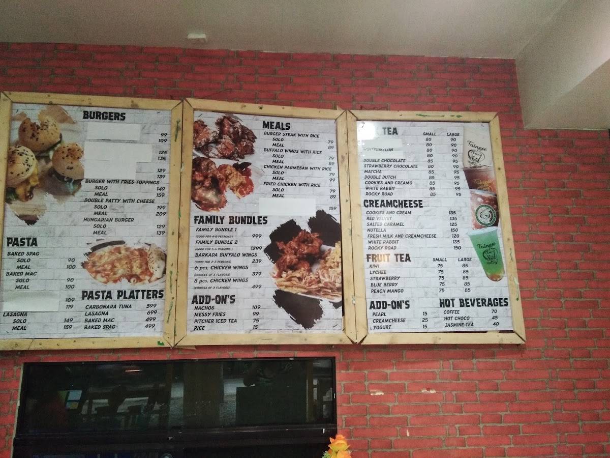 Carta del restaurante Messy Burger Digos, Digos