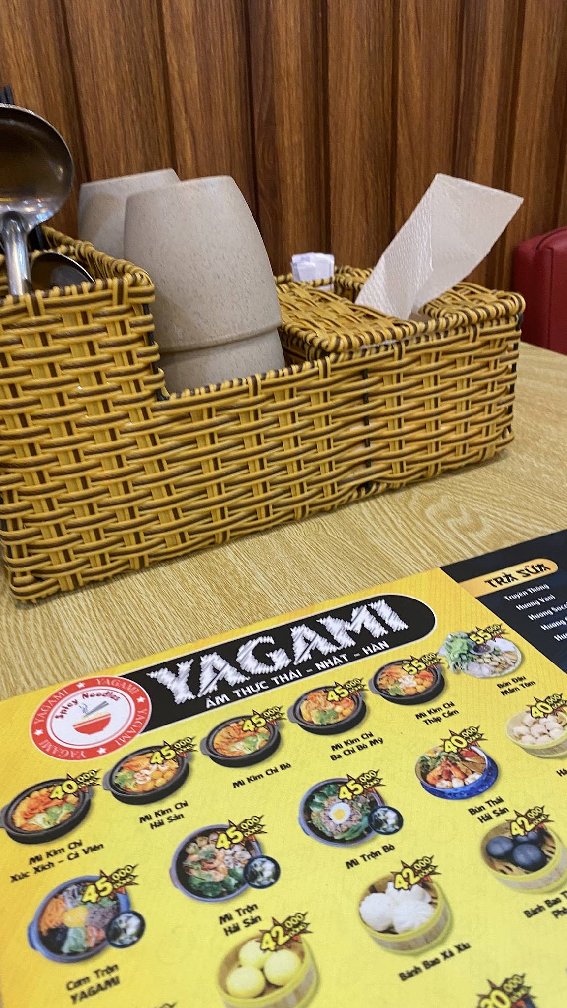 Carta del restaurante Mì cay Yagami Hoà Bình Ẩm thực Lẩu Thái - Nhật ...