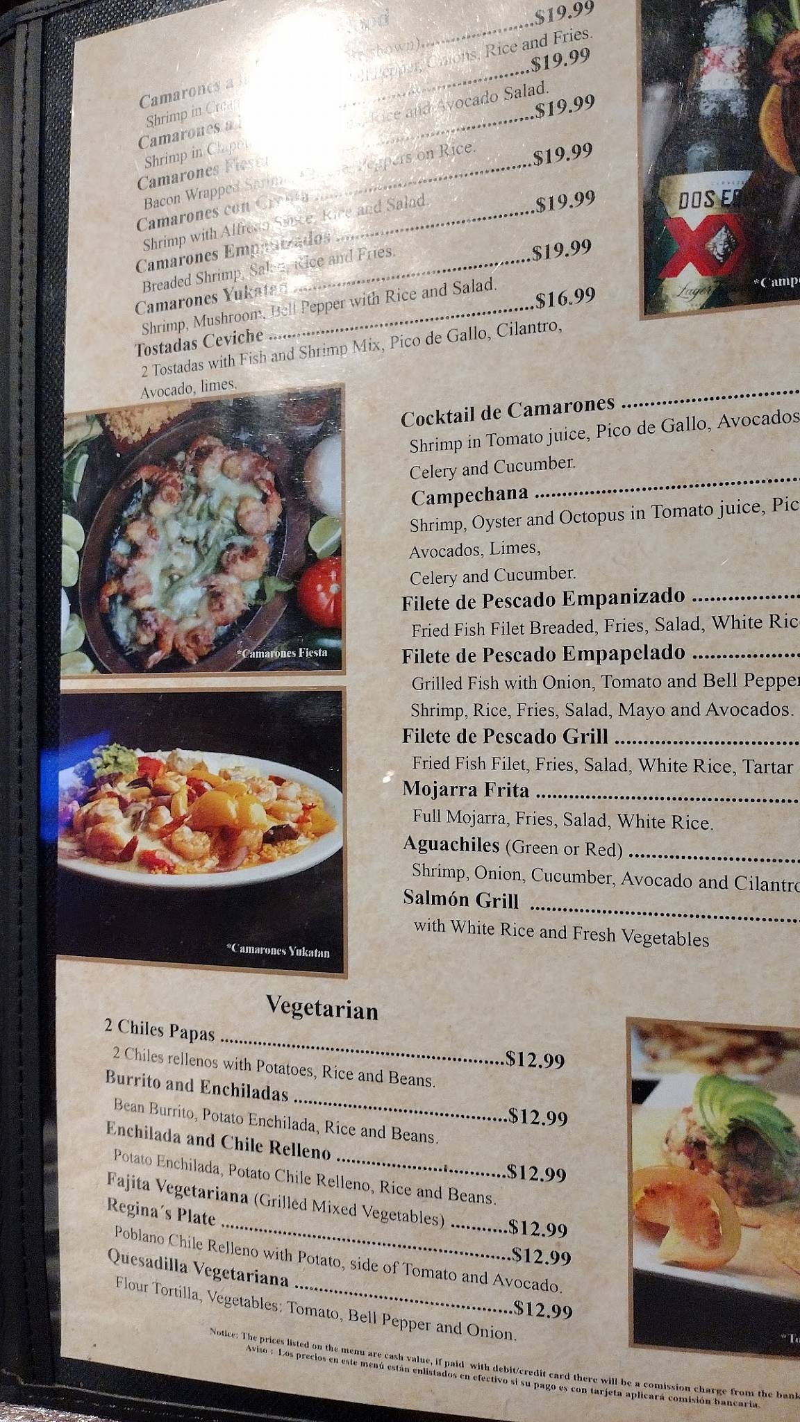 Menu at Garely's Mexican Restaurant Midland, Midland