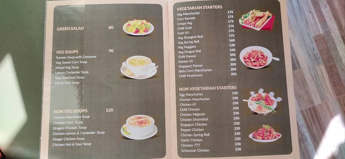 Menu at Midway cafe, Hyderabad, 4