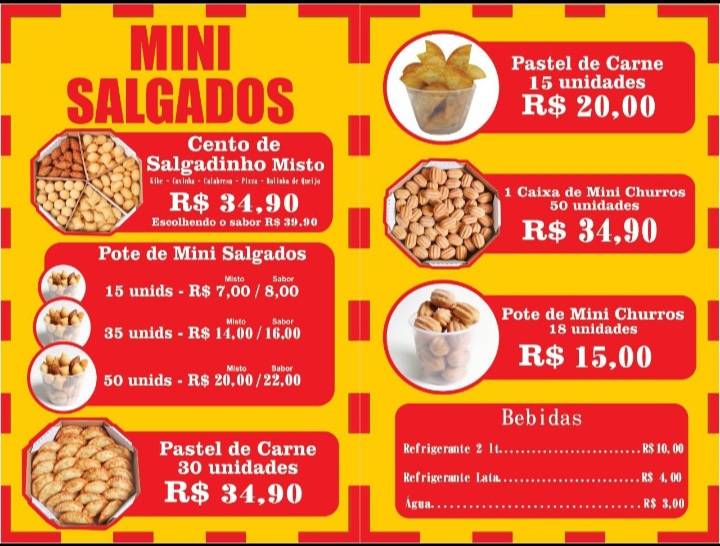 Menu em Mini Salgados Itajaí restaurante, Itajaí