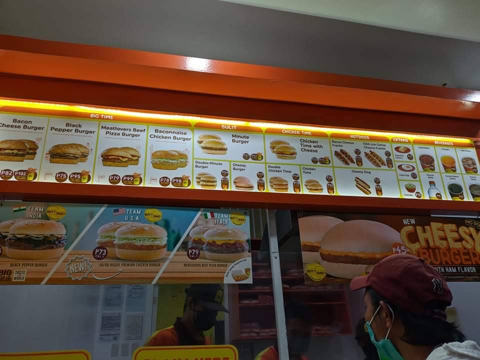Carta del restaurante Minute Burger San Pablo City Hall, San Pablo