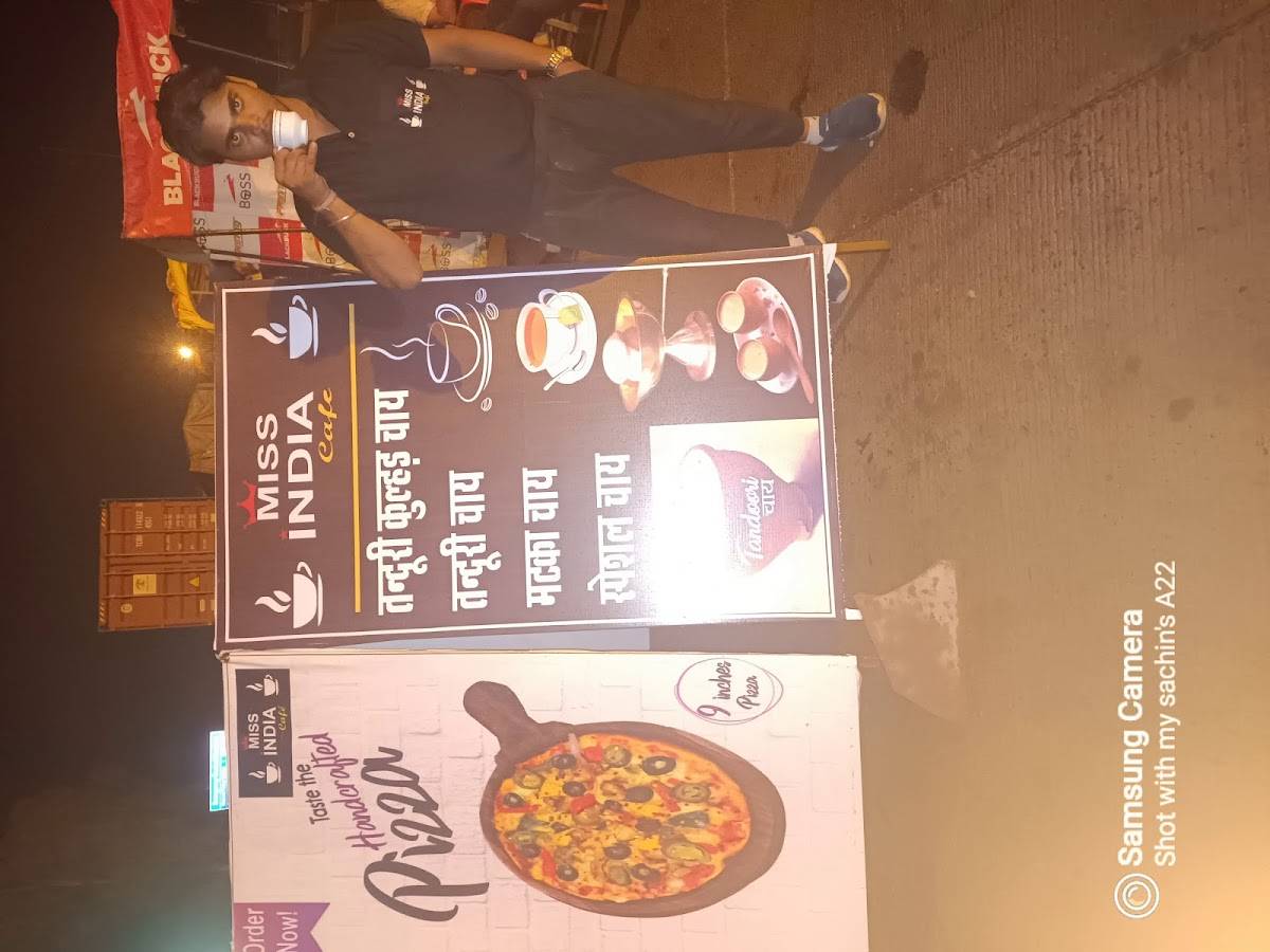 Menu at Miss India Cafe, Tundla