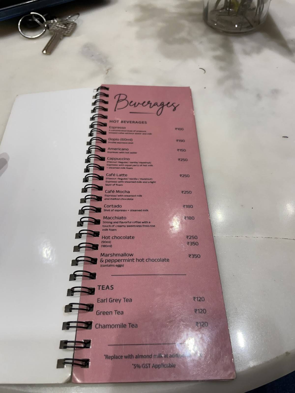Menu at Moi - The Dessert Studio, Ahmedabad, Shop number 7 Aaron Spectra