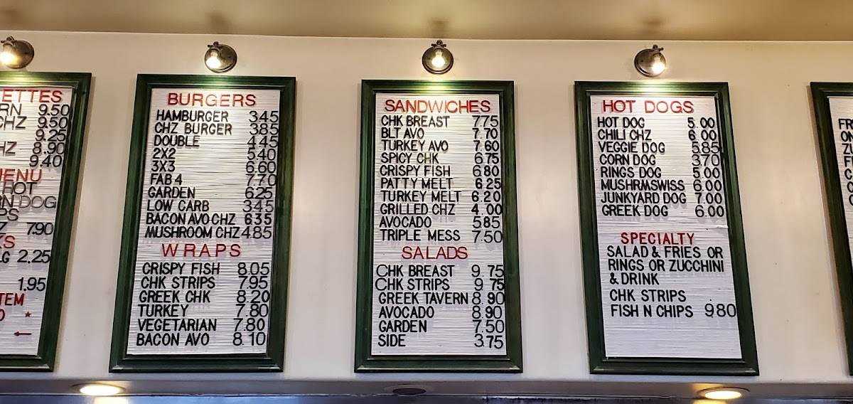 Menu at Money Pit fast food, San Marcos