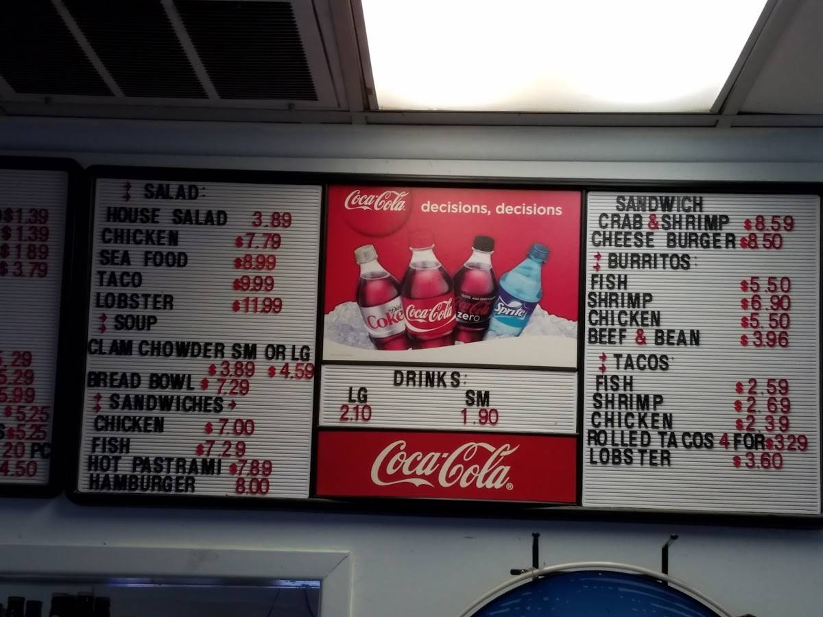 Menu at Mr Fish Fish & Chips restaurant, Yuma