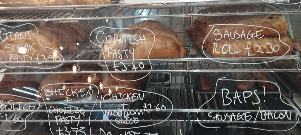 Menu at Mr T.G Pullin's Bakery, Bristol, 8 Cotham Hill