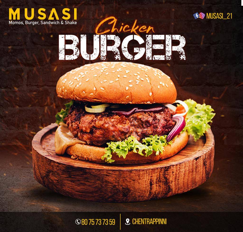 Menu at Musasi, Thrissur