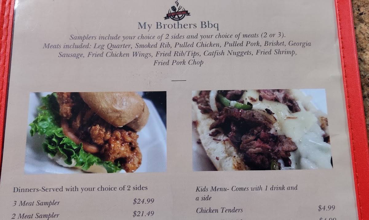 Menu at My Brothers Bbq, Port St. Lucie