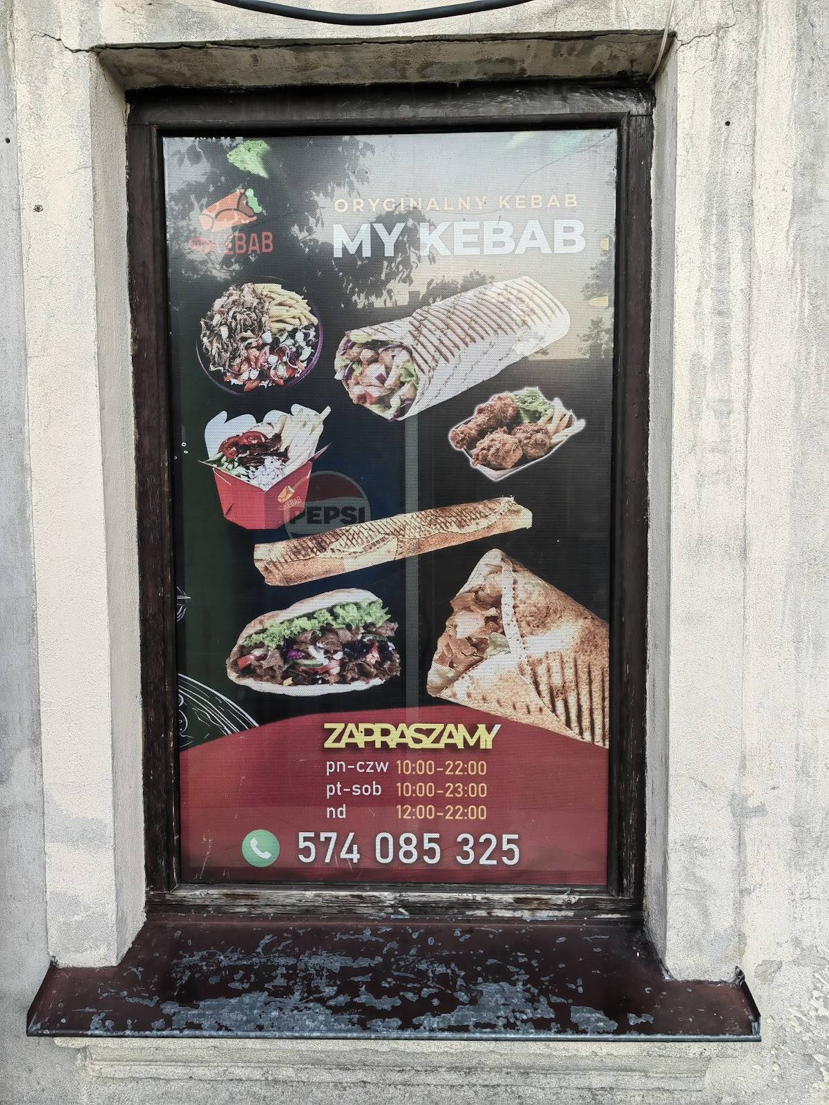 Menu at My kebab restaurant, Wlodawa