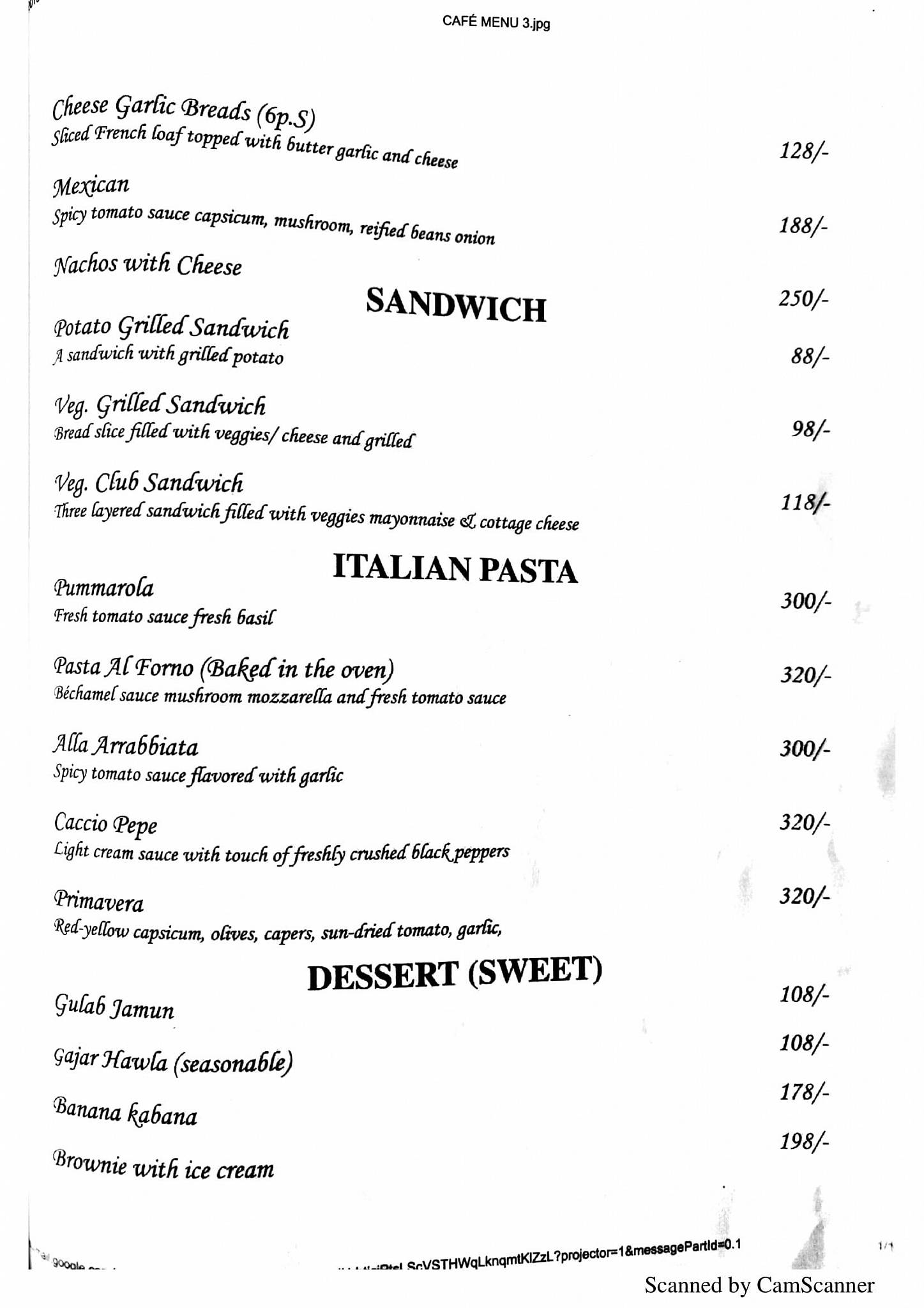 Menu at NH Ate, Jaipur, 1, Ajmer Rd