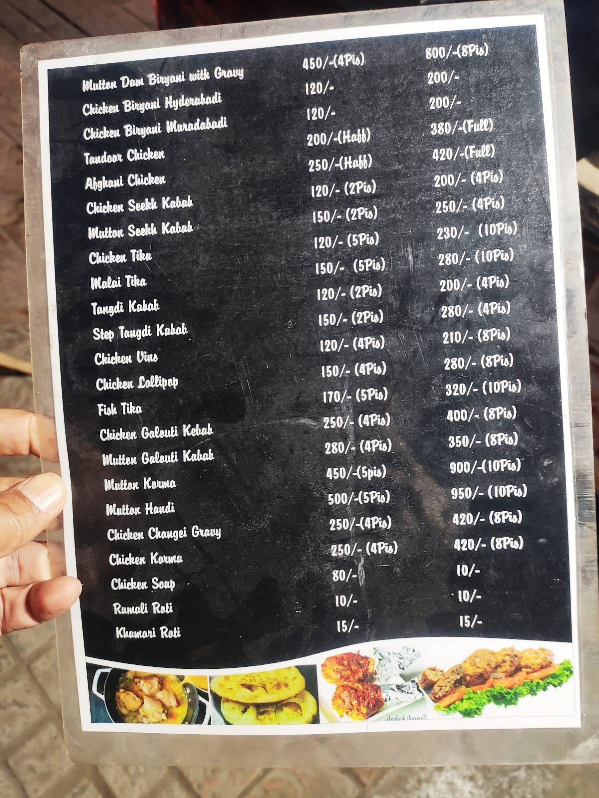 Menu at Nababi Kabab, Greater Noida