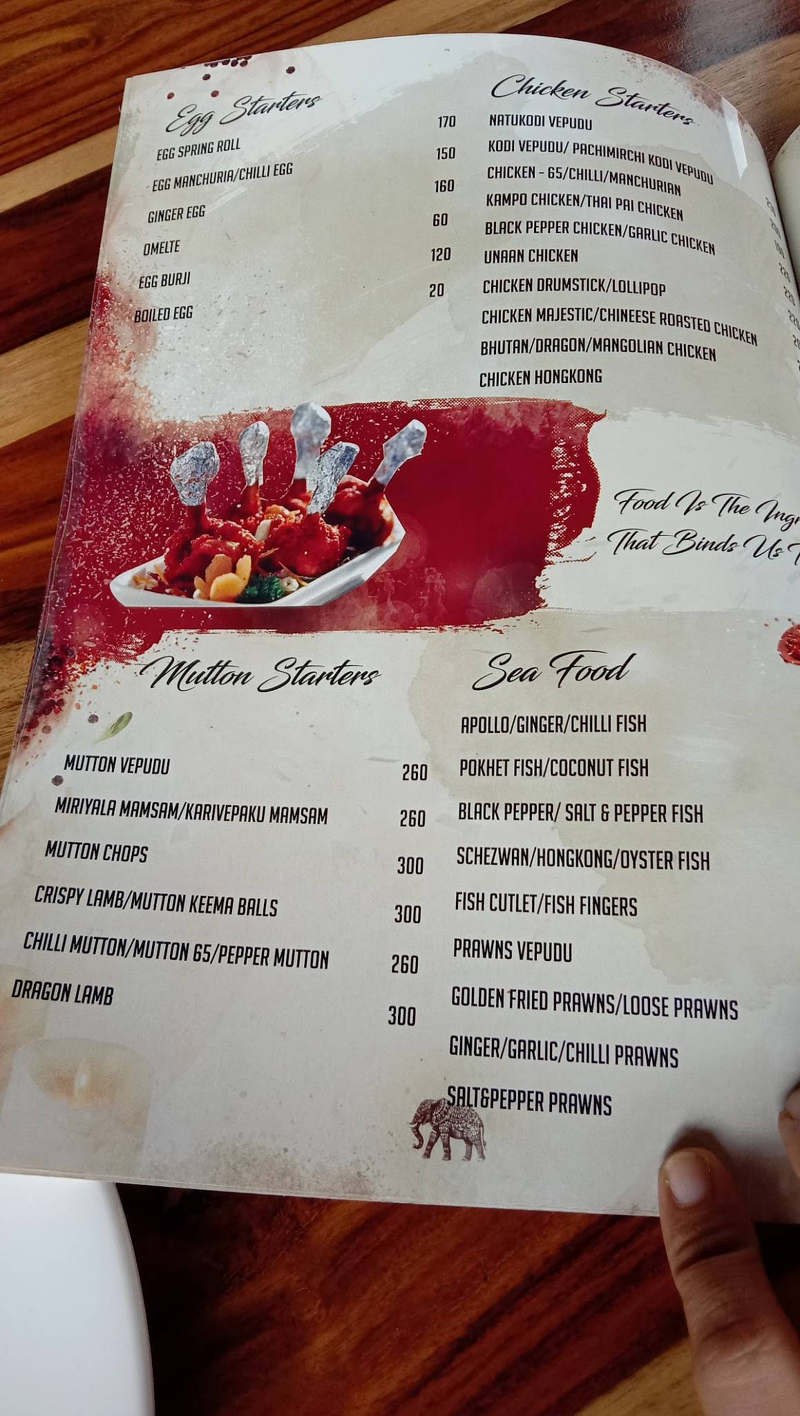 Menu at THE KITCHEN GARDEN, Nandyal