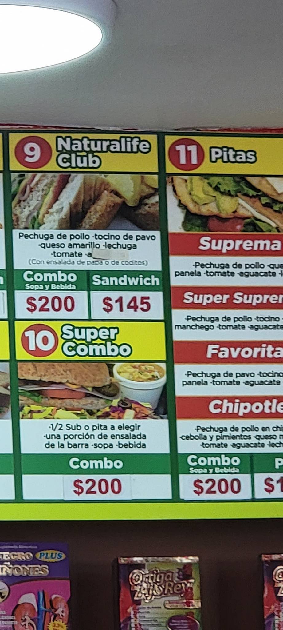 Carta del restaurante Natural Life Reynosa, Reynosa, Veracruz 105