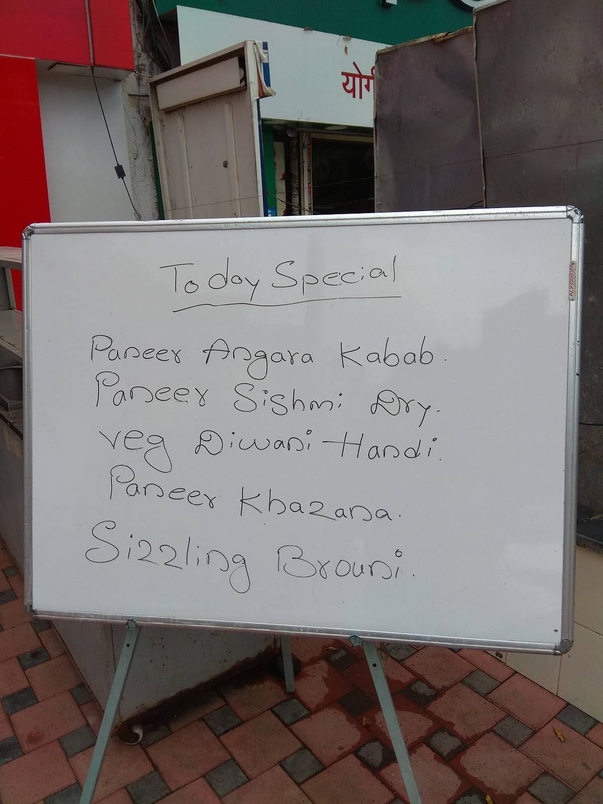 Menu at Navratna Pure Veg, Pune, Balaji Chowk