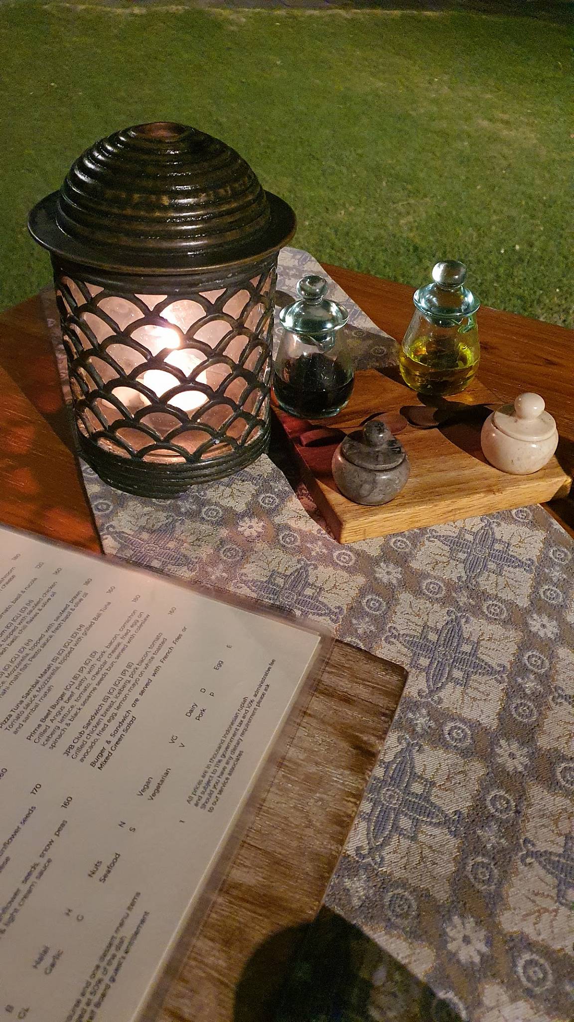 Menu at Nelayan Restaurant & Puri Bar, Jimbaran