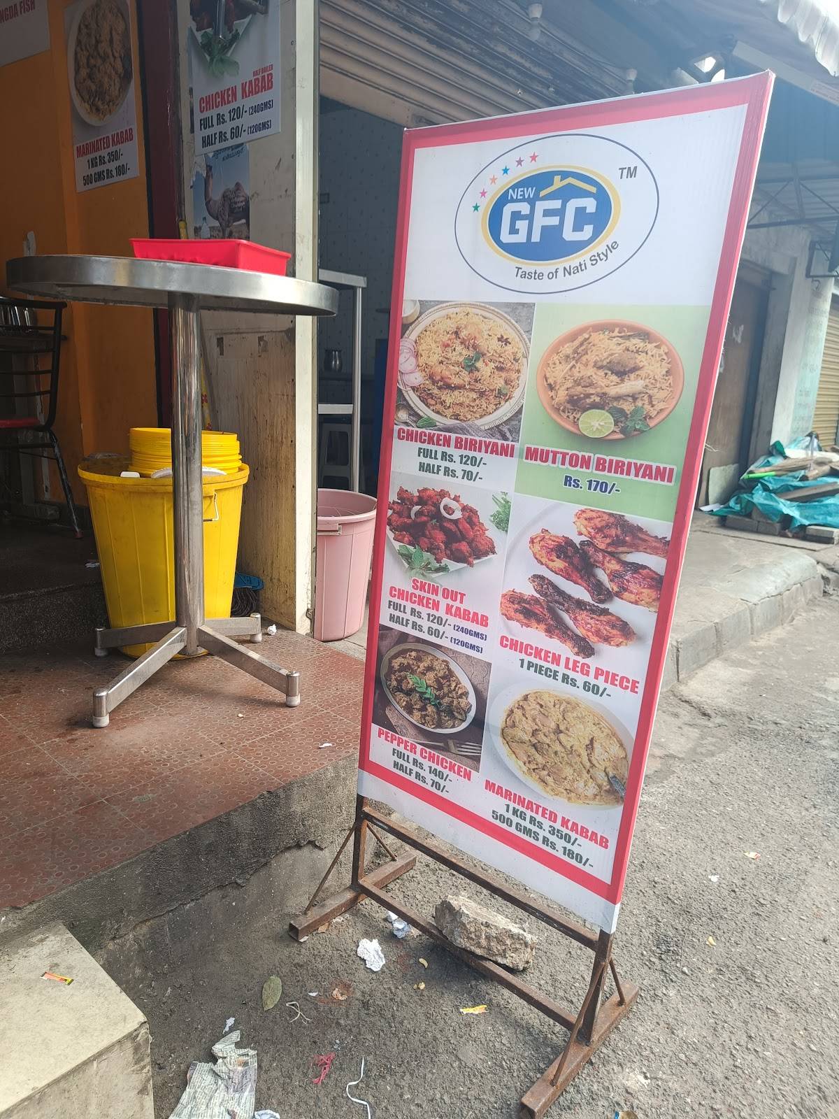 Menu at New GFC Gowda's Krishnappa, Bengaluru