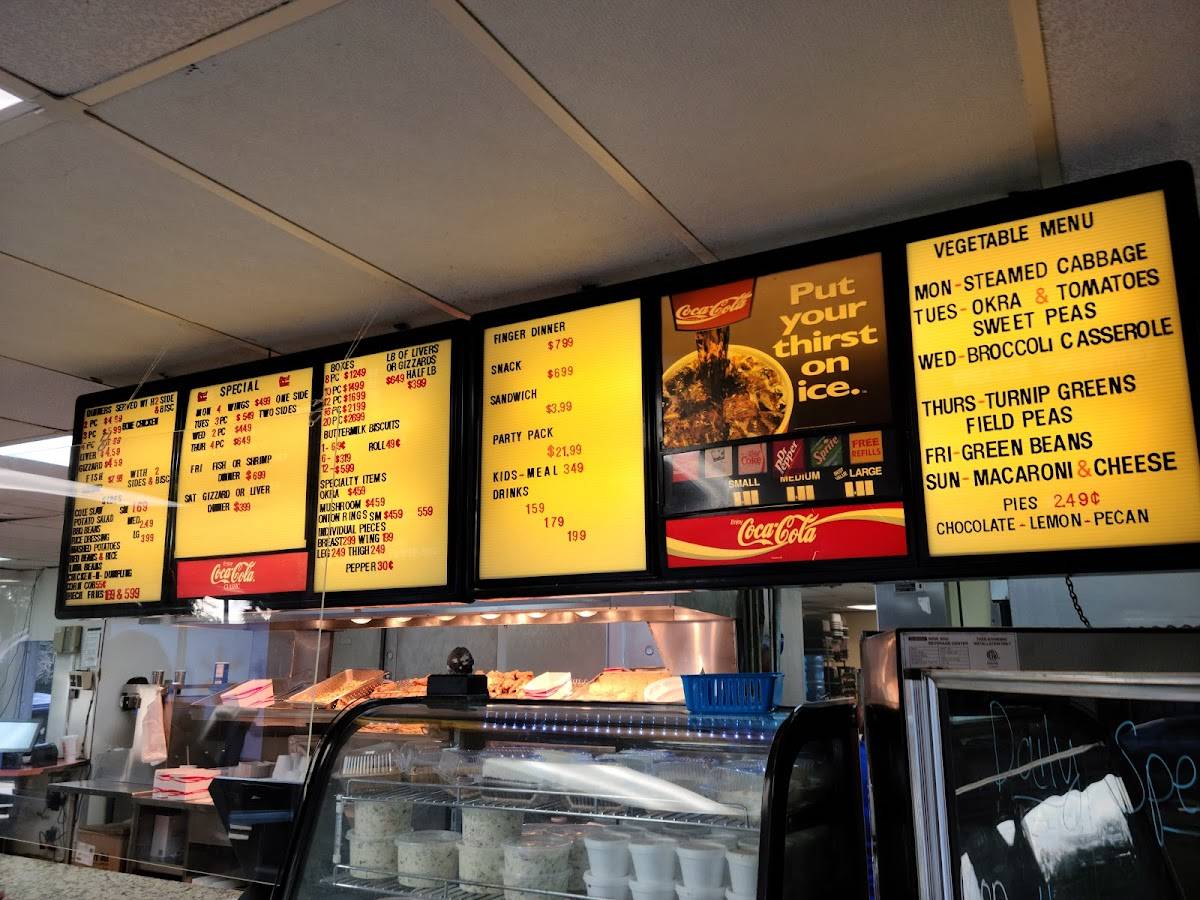Menu at Danny's Fried Chicken fast food, Niceville, 408 E John Sims Pkwy