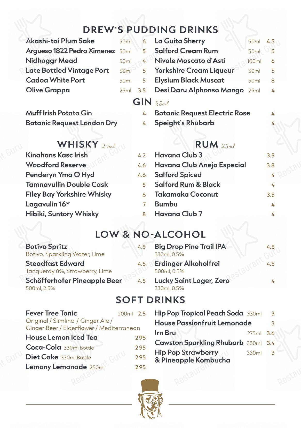Menu at Norman's Neighbourhood Kitchen restaurant, Huddersfield
