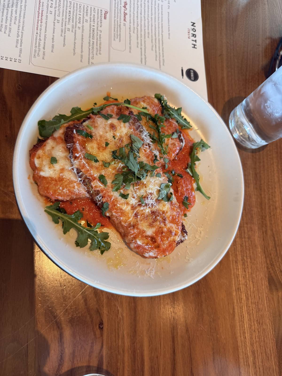 Menu at North Italia restaurant, Peoria