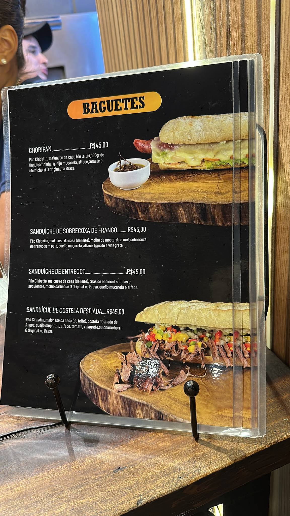 Menu em O Original na Brasa Parrilla restaurante, Florianópolis