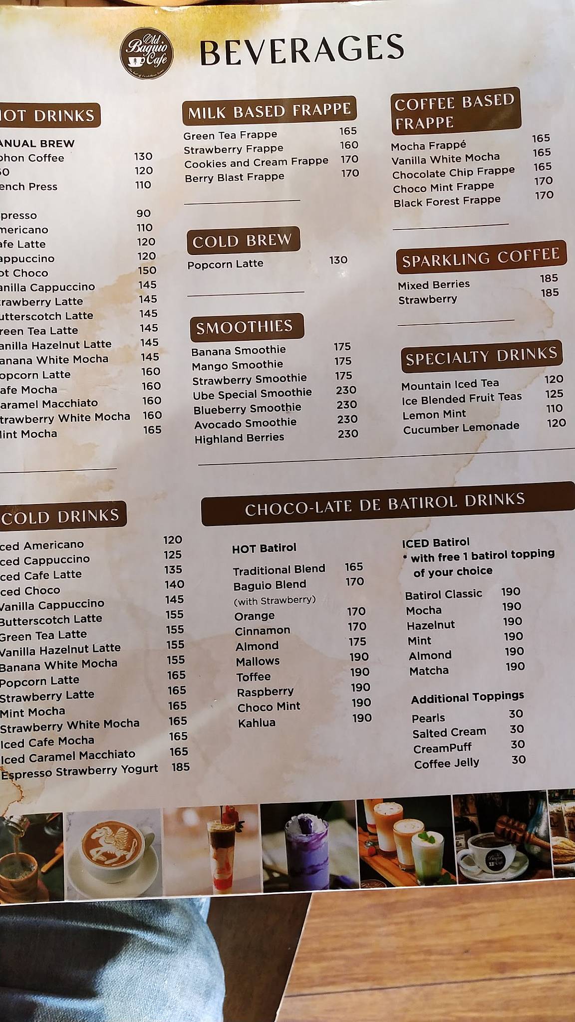 Menu at Old Baguio Heritage Cafe and Restaurant- Flavors of Cordillera ...