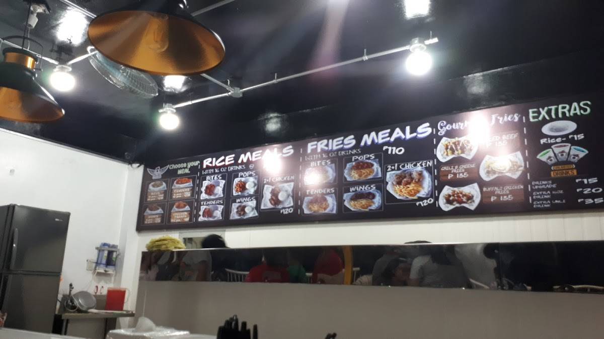 Menu at Onyang's Street Wings restaurant, Calamba, 585 San Jose Rd
