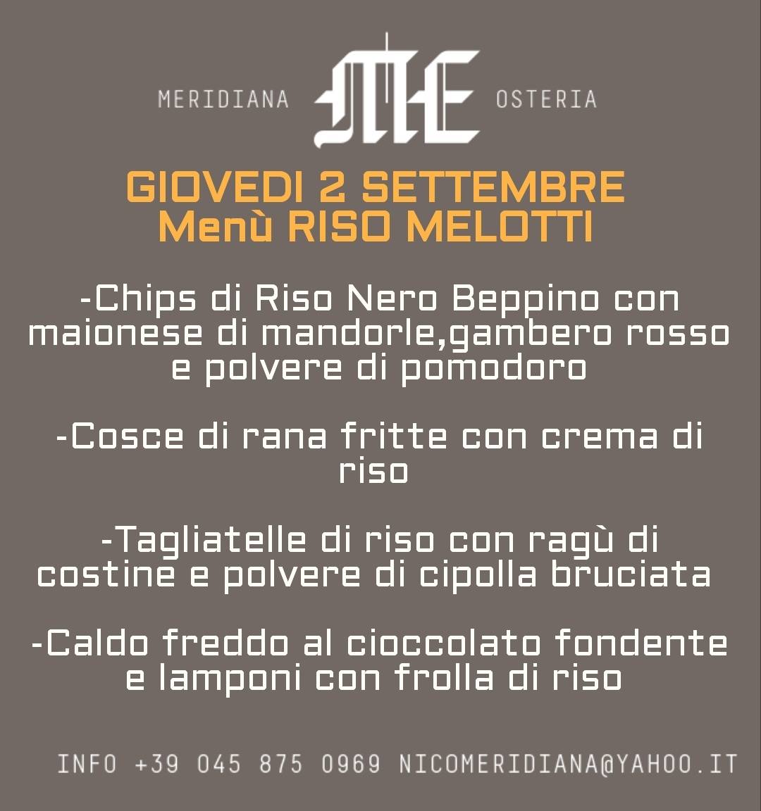 Menu da Osteria Meridiana pub & bar, San Giovanni Lupatoto