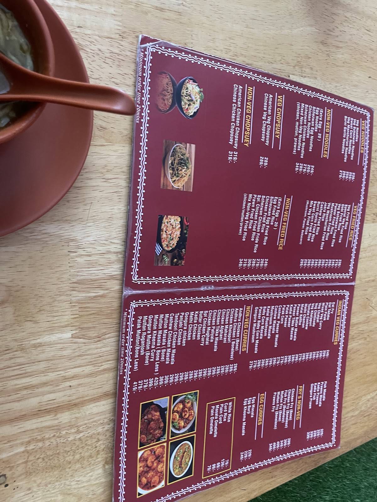 Menu at Our Place Restaurant, Hyderabad