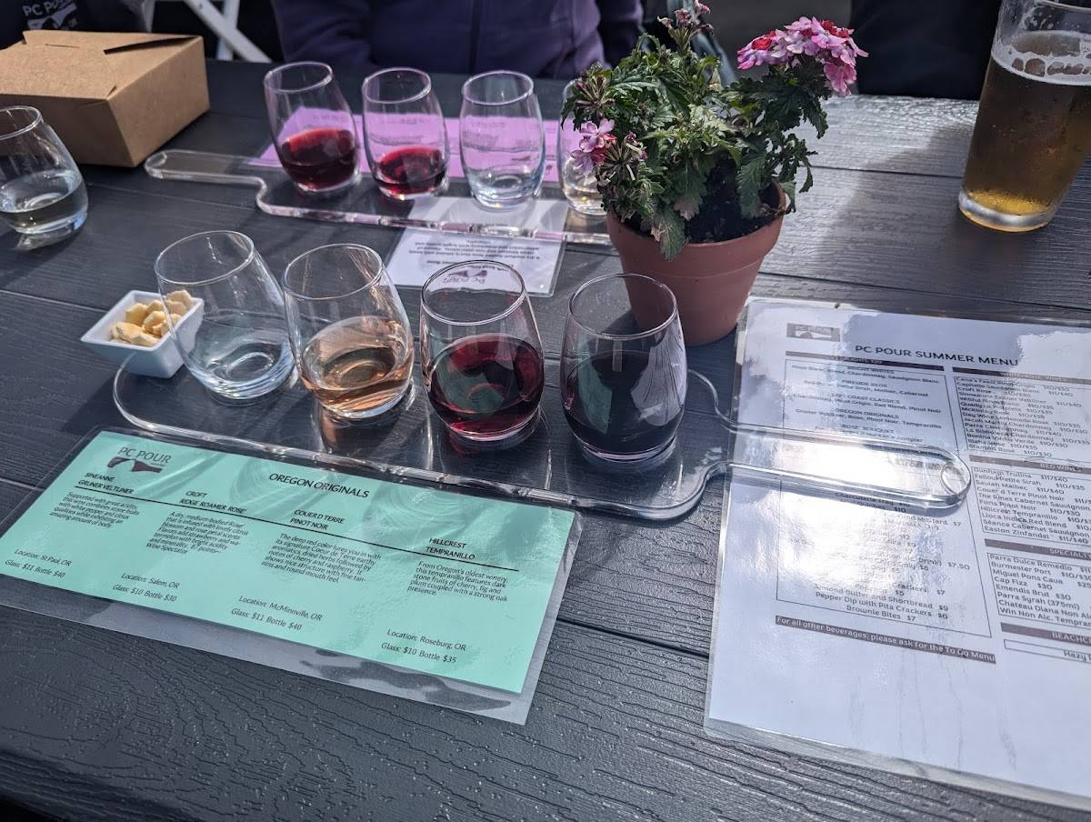 Menu at PC Pour pub & bar, Pacific City