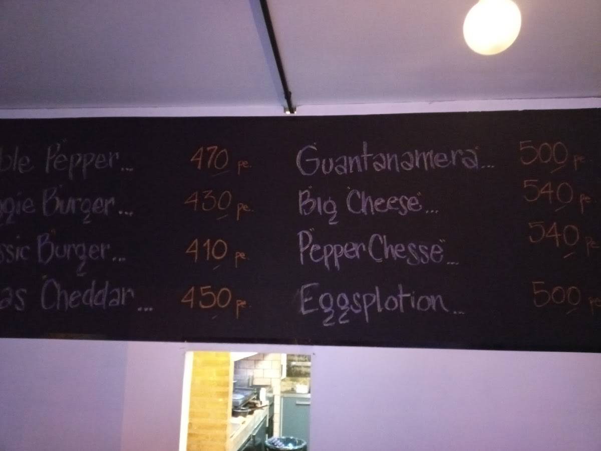 Carta del restaurante Pepper Pini, Comodoro Rivadavia, Av. Polonia 595