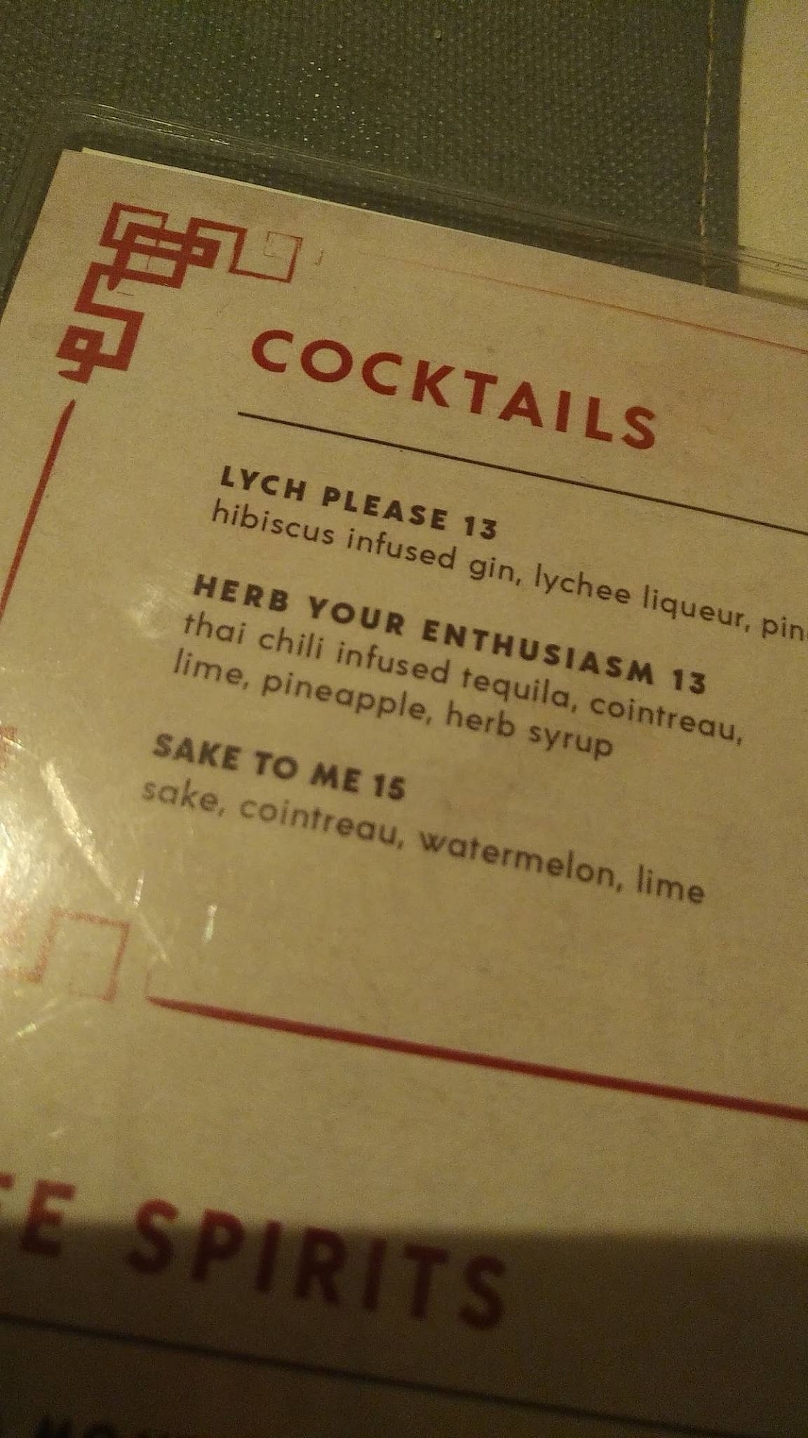 Menu at PLANTA Queen restaurant, Miami