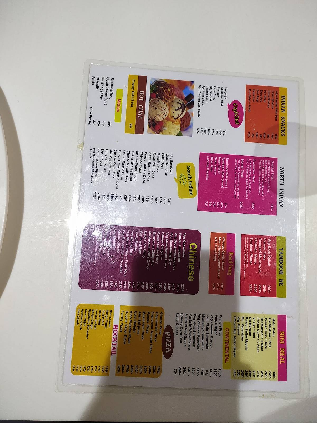Menu at PRAMOD LADDU BHANDAR, Patna, Arya Kumar Rd