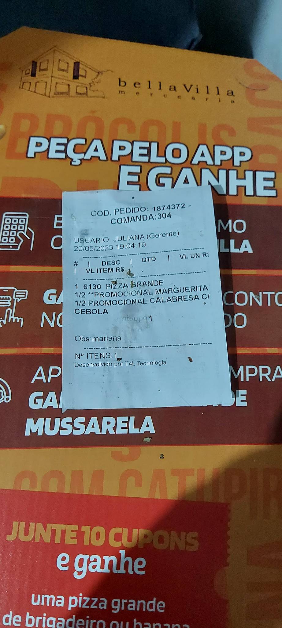 Menu em Padaria Bella Villa, Santos, R. Goiás