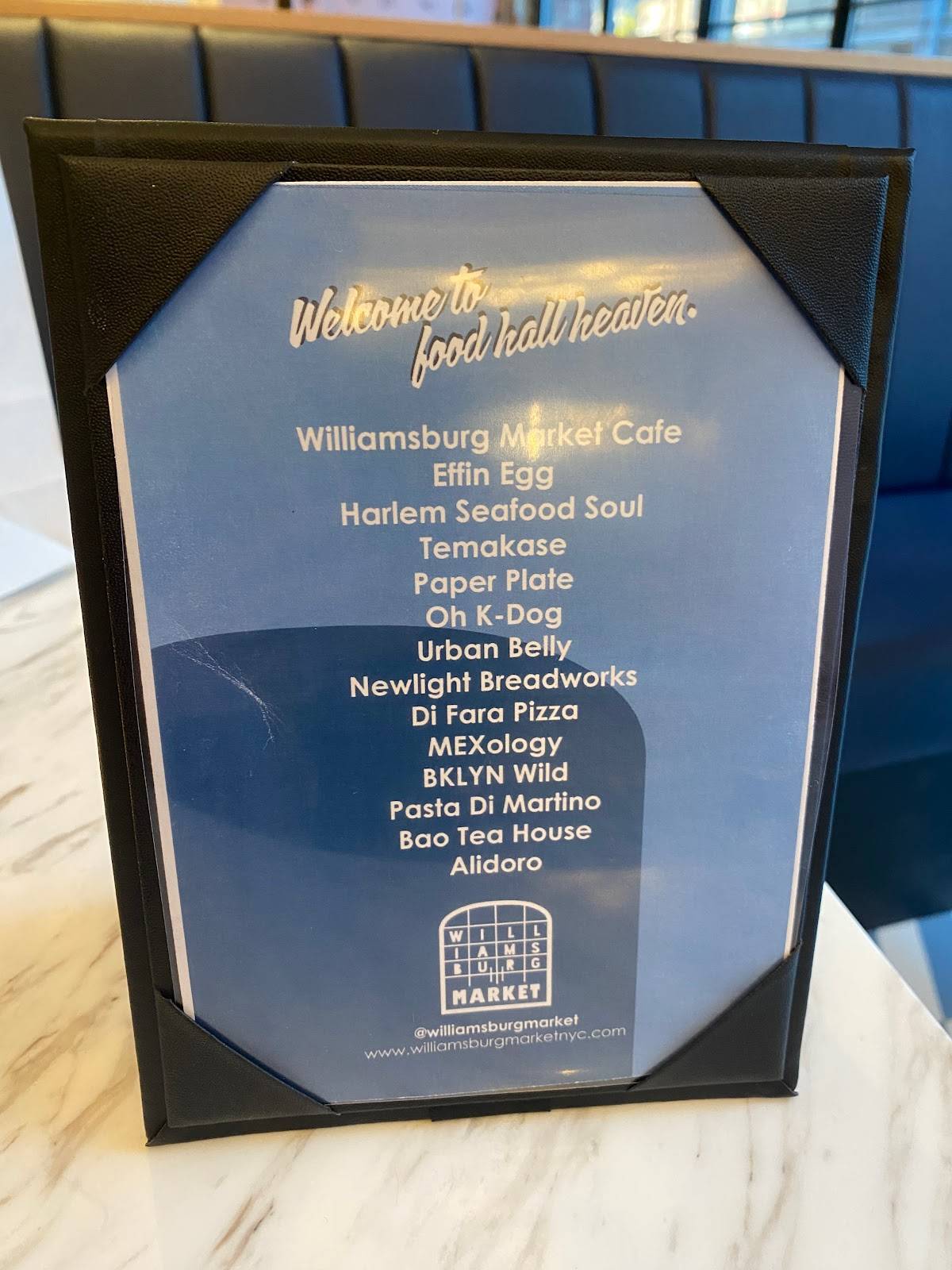 Menu at Paper Plate restaurant, New York City, Jackson Ave