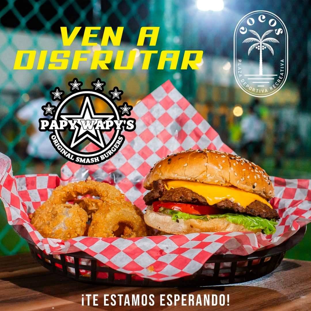 Menu at Papy Wapy's Smash Burgers restaurant, Zihuatanejo