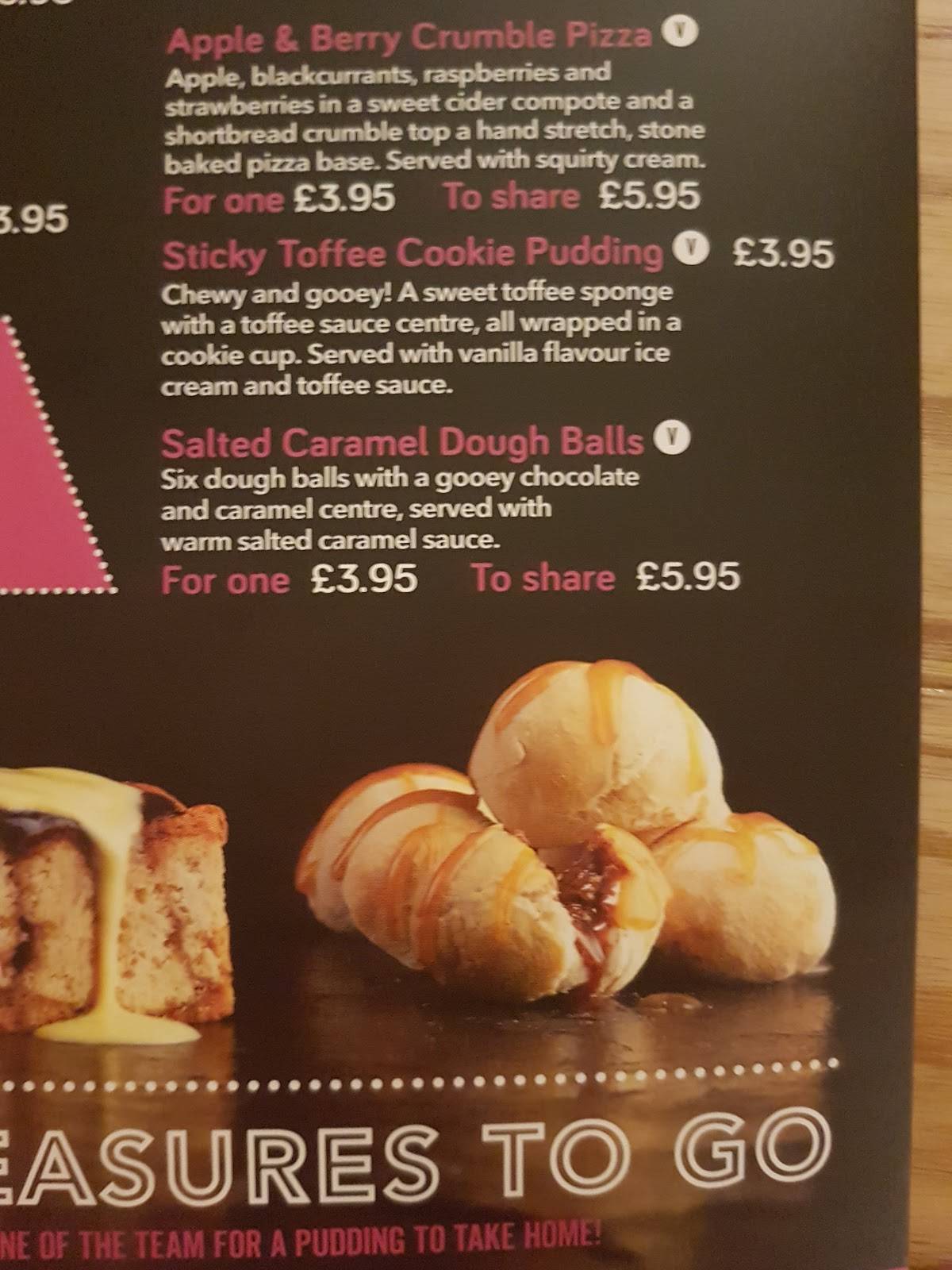 Menu at Park House pub & bar, Kettering