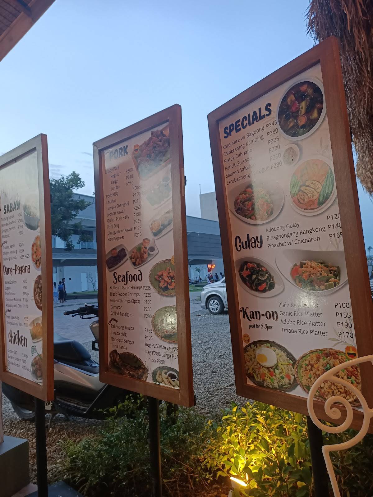 Menu at Parola Seaview Restaurant - Danao, Danao City