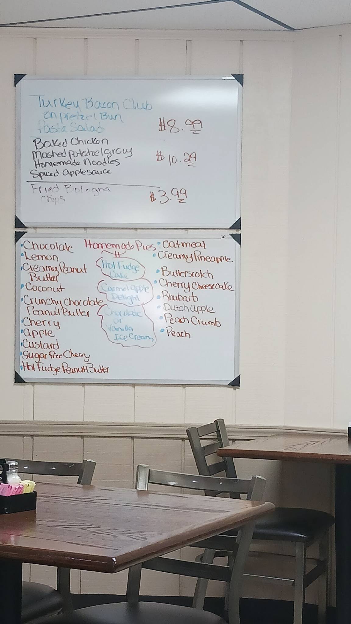 Menu at Patty's Place LLC restaurant, Caldwell