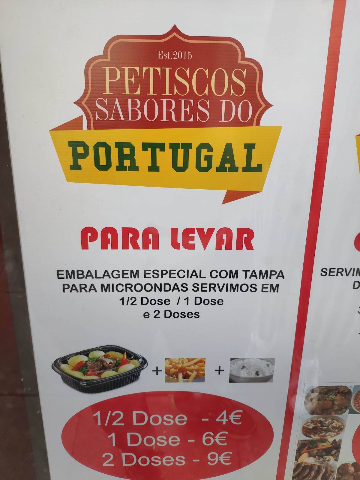Menu em Petiscos Sabores Do Portugal restaurante, Vila Nova de Gaia