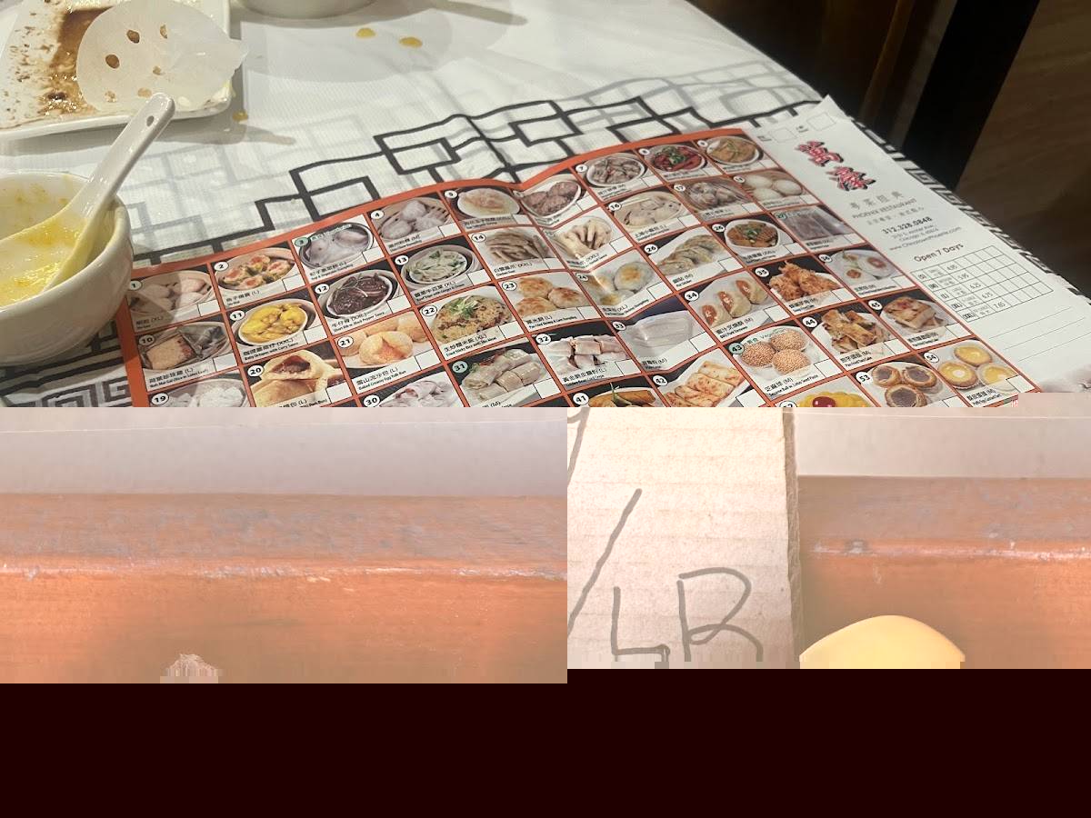 Menu at Phoenix Restaurant, Chicago, S Archer Ave
