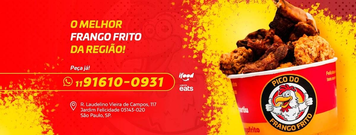 Carta del restaurante Pico do Frango Frito, São Paulo