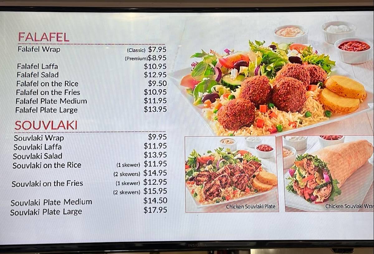 Menu at Pita Lite Shawarma restaurant, Brampton, 80 Resolution Dr #101