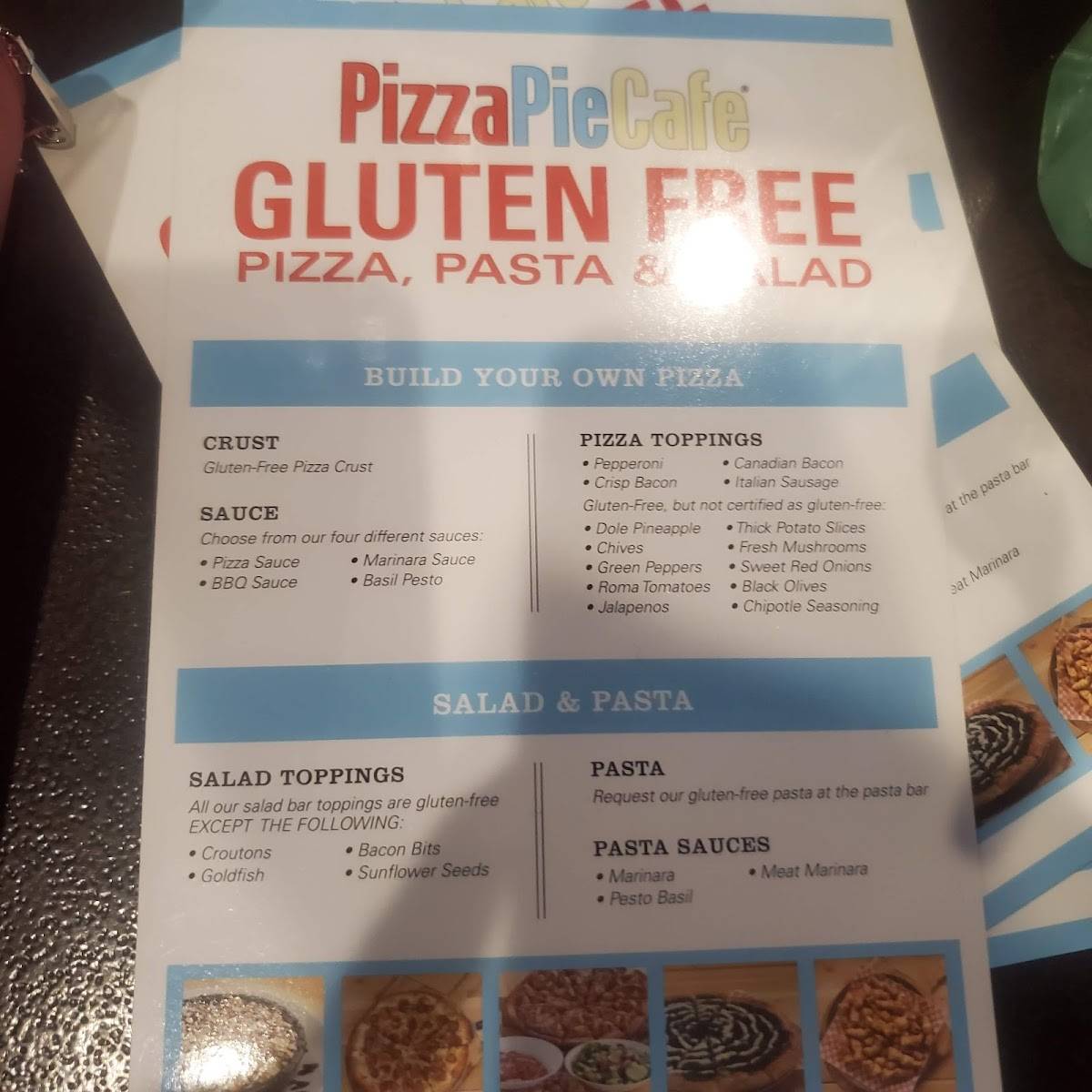 Menu at Pizza Pie Cafe Twin Falls, Twin Falls